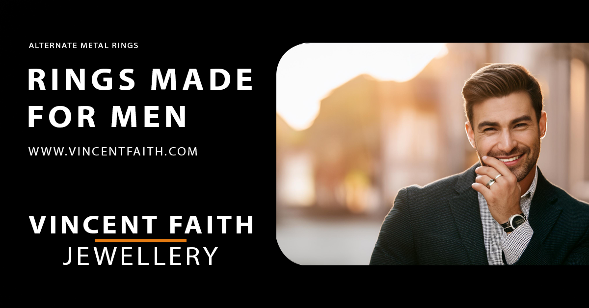 Buy Mens Wedding Rings in a full range of UK sizes | Vincent Faith